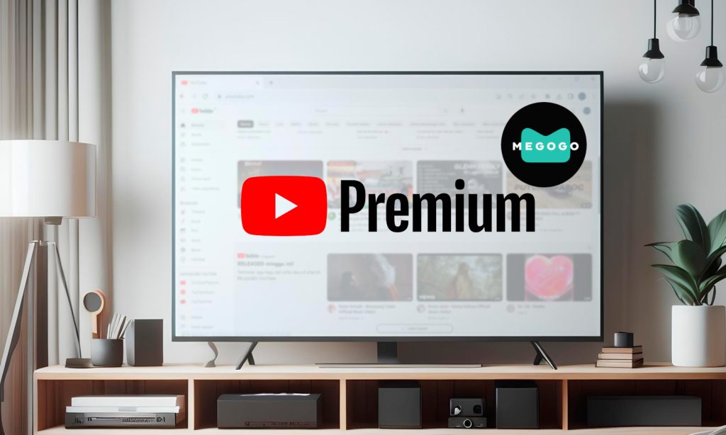 YouTube Premium con MEGOGO más barato en un solo paquete